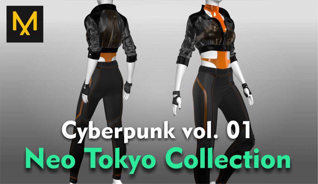 Cyberpunk Outfit vol.01 – Neo Tokyo Collection – CG Wardrobe