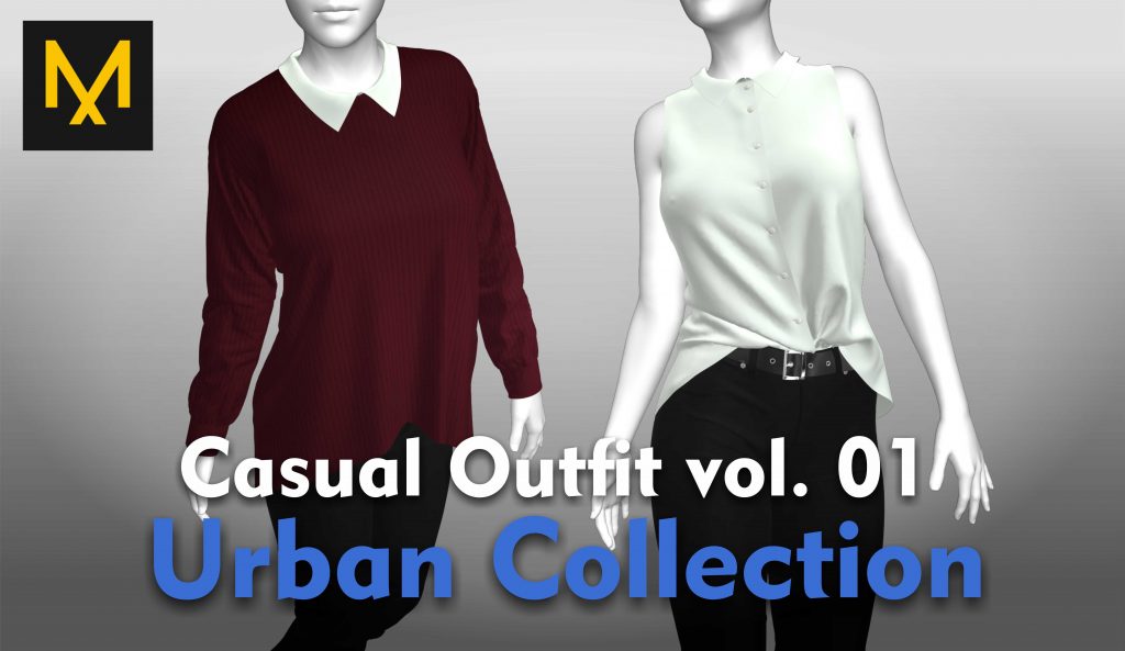 Casual Outfit vol.01 – Urban Collection – CG Wardrobe