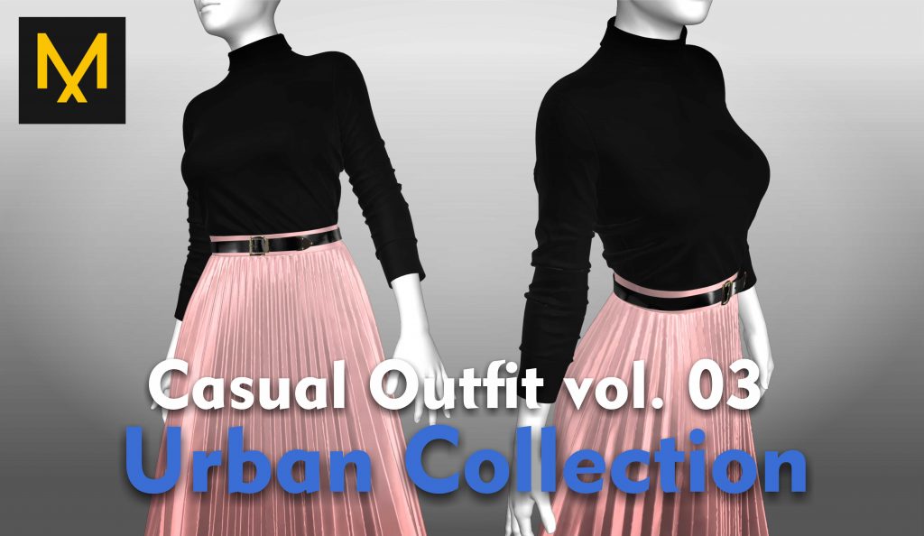 Casual Outfit vol.03 – Urban Collection – CG Wardrobe
