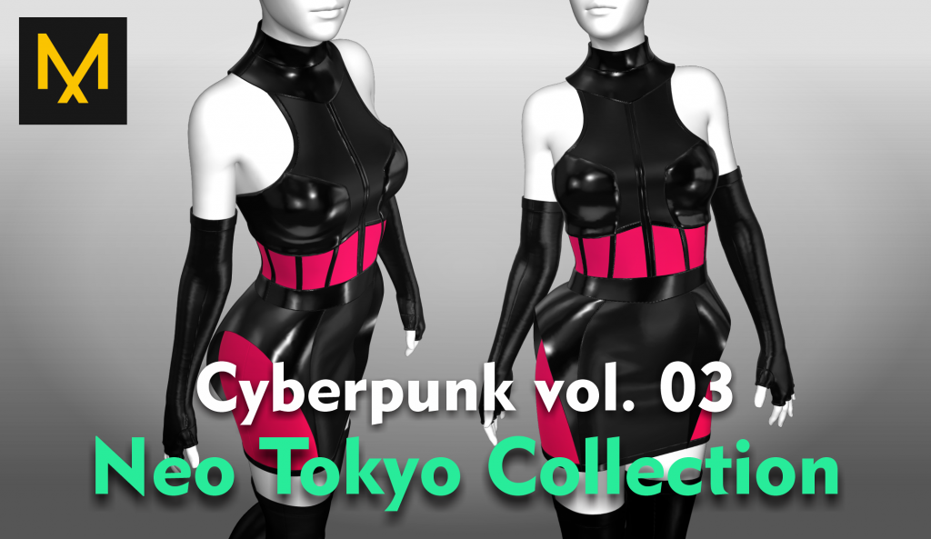 Cyberpunk Outfit vol.03 – Neo Tokyo Collection – CG Wardrobe